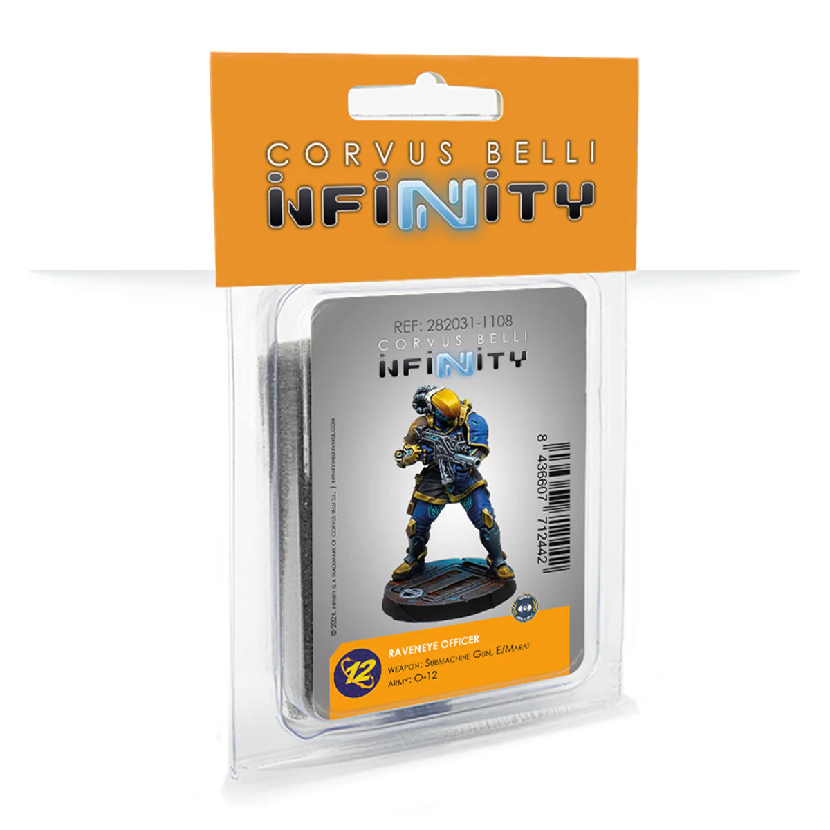Infinity: O-12 Raveneye Officer (Submachine Gun, E/Marat) – Tabletop ...