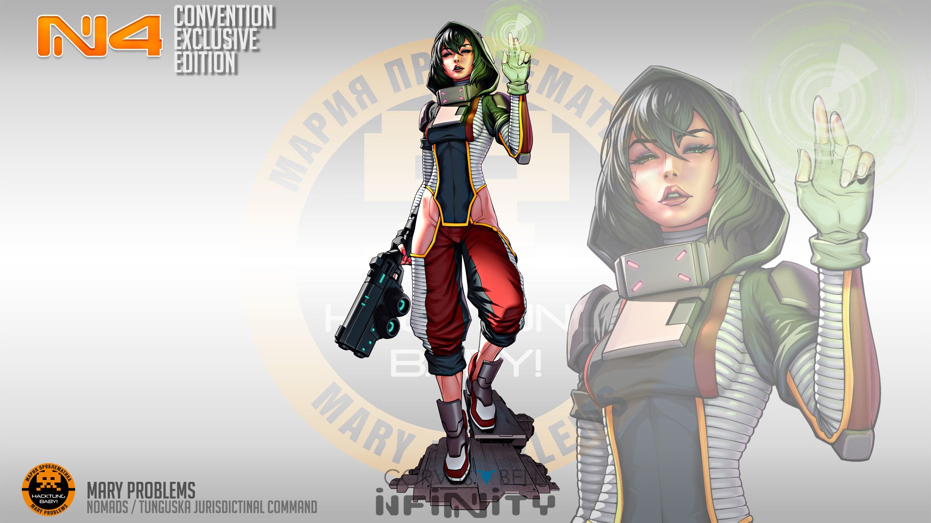 Infinity: Nomads - Mary Problems, Convention Exclusive Edition – Tabletop Renaissance Games ...