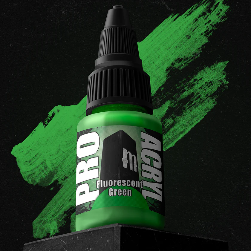 Pro Acryl - Fluorescent Green 22ml – Tabletop Renaissance Games & Hobbies