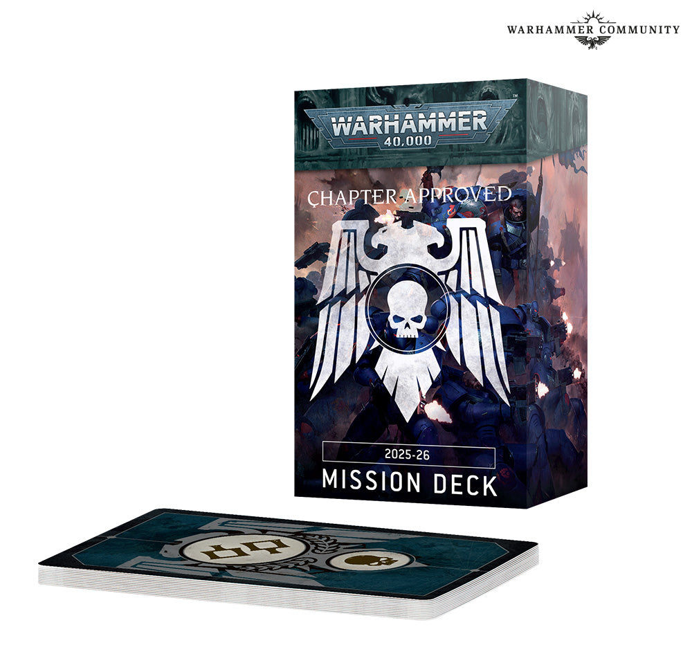 Warhammer 40000: Chapter Approved 2025-26 Mission Deck [Pre-order][Ava ...