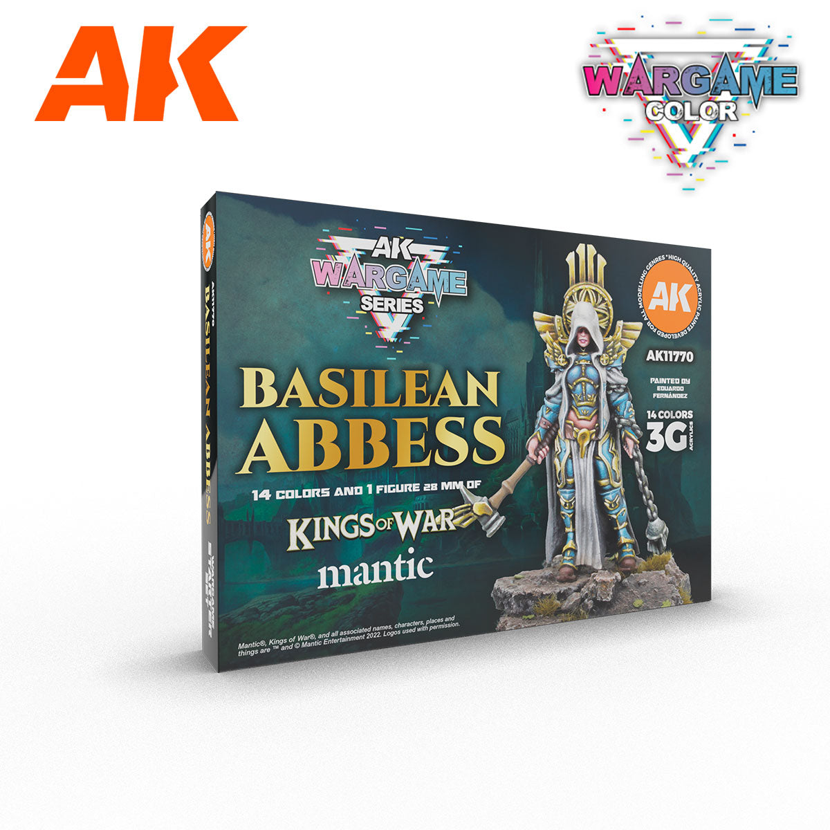 Wargame start Set - Basilean Abbess, 14 Colors & 1 Figure – Tabletop ...