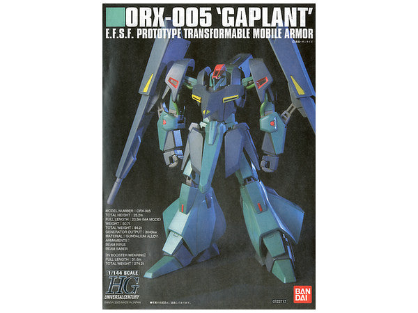 HGUC 1/144 Gaplant – Tabletop Renaissance Games & Hobbies