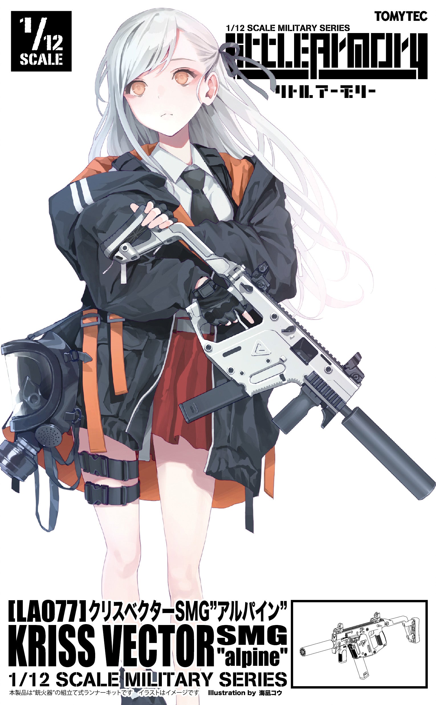 1/12 LITTLE ARMORY [LA077] KRISS VECTOR SMG ALPINE – Tabletop ...