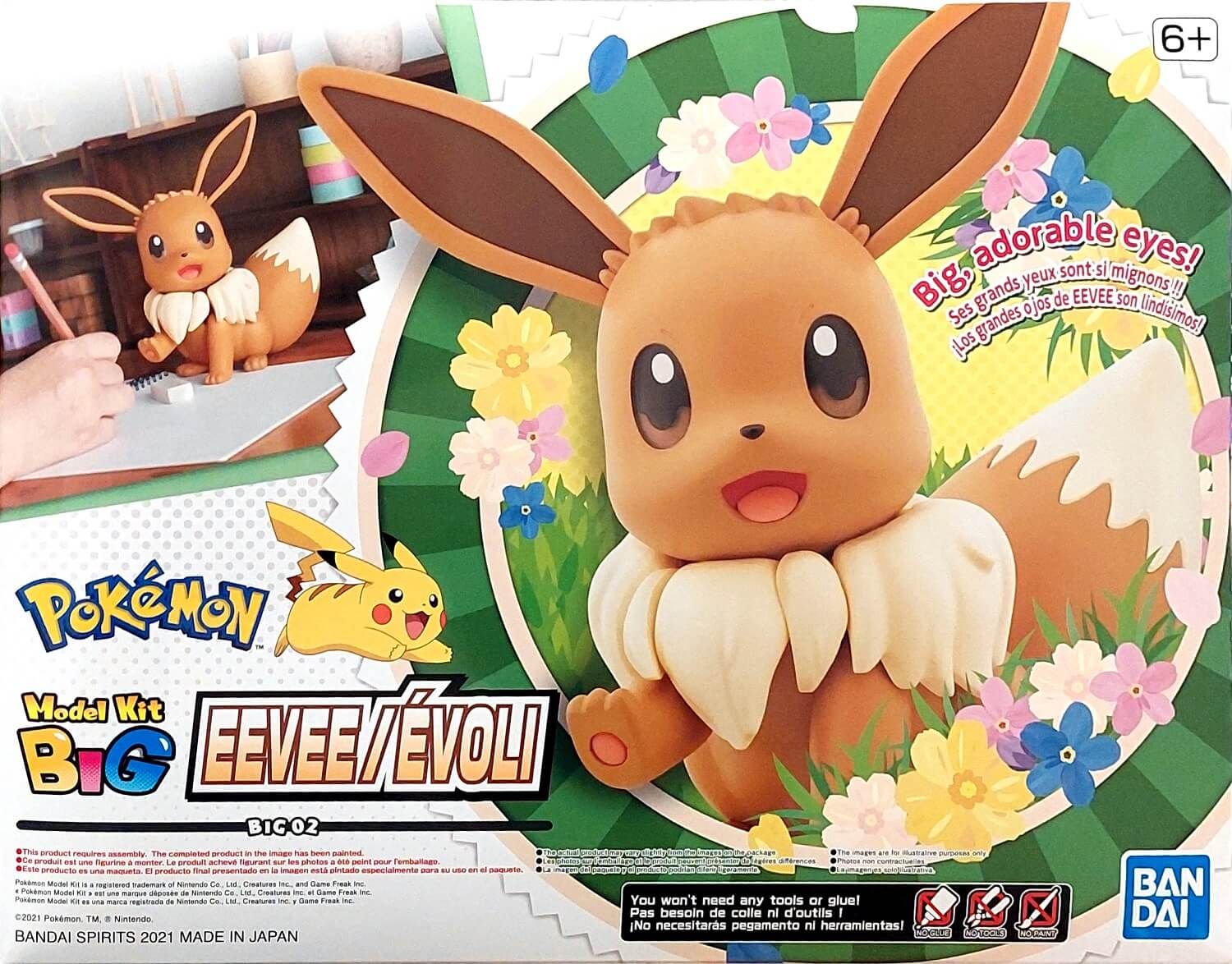 Pokemon Model Kit Big 02 Eevee – Tabletop Renaissance Games & Hobbies