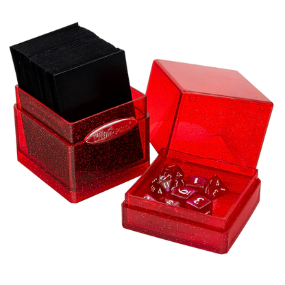Glitter Satin Tower Deck Box (Red) – Tabletop Renaissance Games & Hobbies