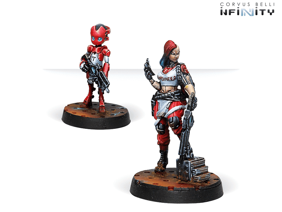 Infinity: Nomads - Zoe & Pi-Well, Special Clockmakers Team (Engineer ...